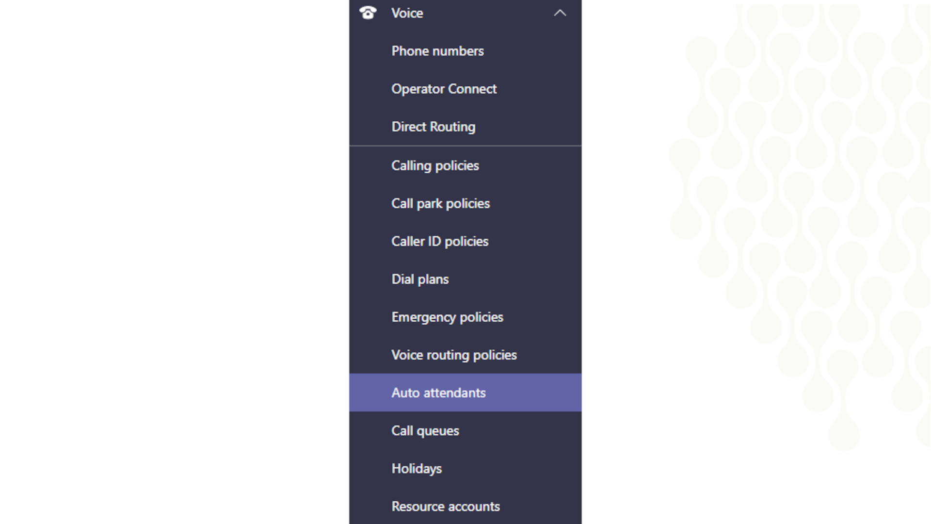 CONFIGURING A MICROSOFT TEAMS AUTO ATTENDANT - Myrtec